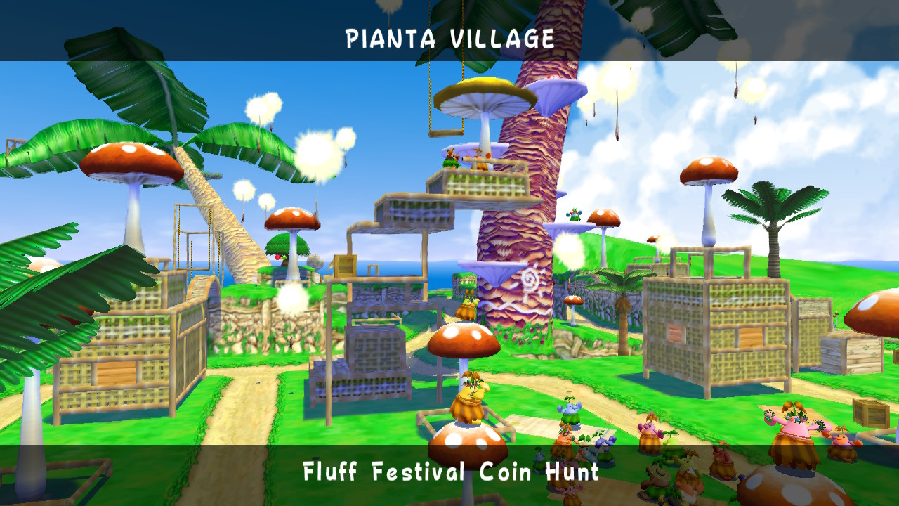 Super Mario Sunshine (GC/Switch): Pianta Village, o lar sobre a árvore ...