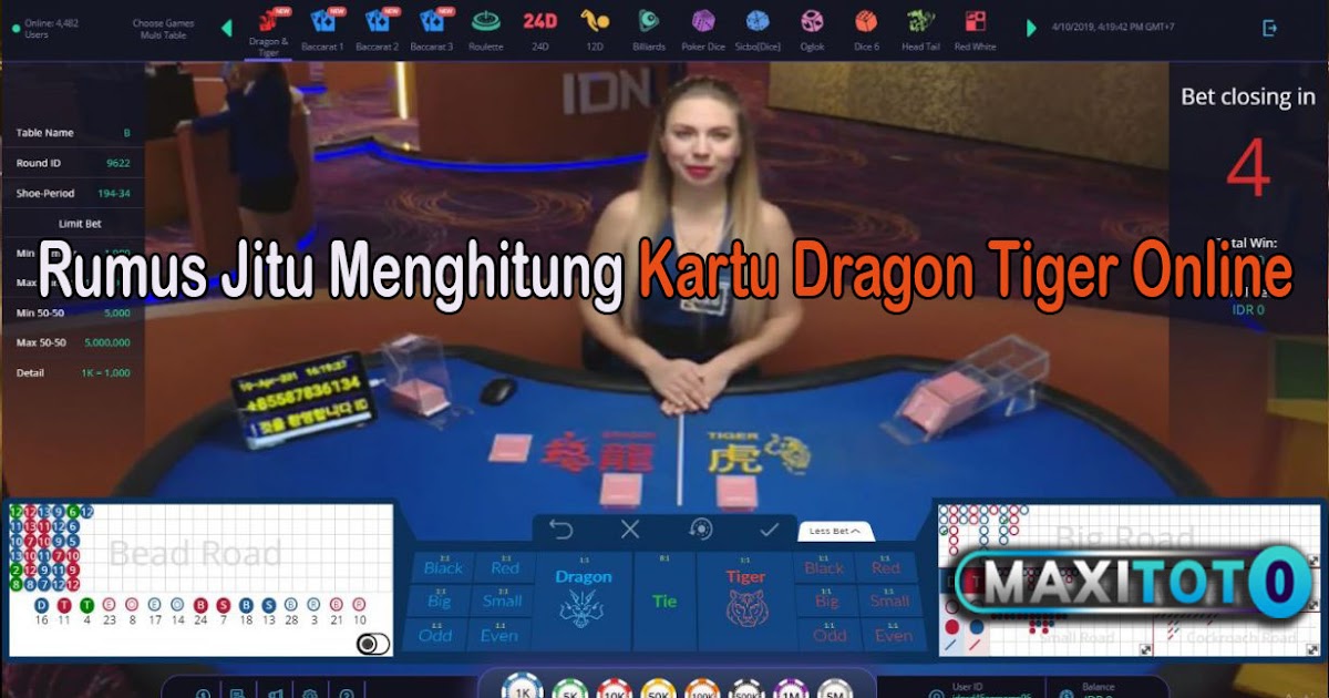 MaxitotoInfo: Rumus Jitu Menghitung Kartu Dragon Tiger Online