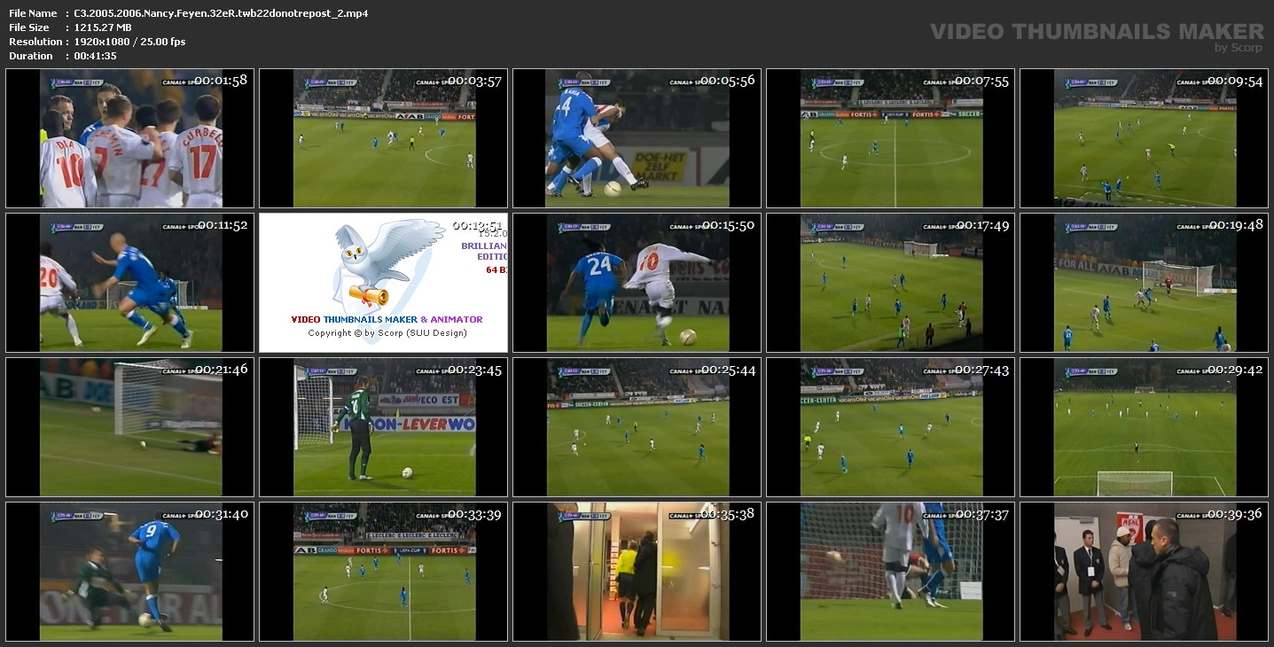 TWB22: Coupe Uefa 2005 2006 Nancy Feyenoord