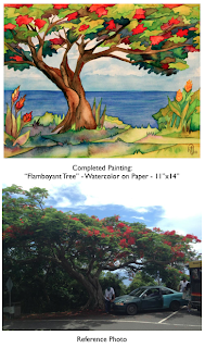 Heather Torres Art: Flamboyant Tree