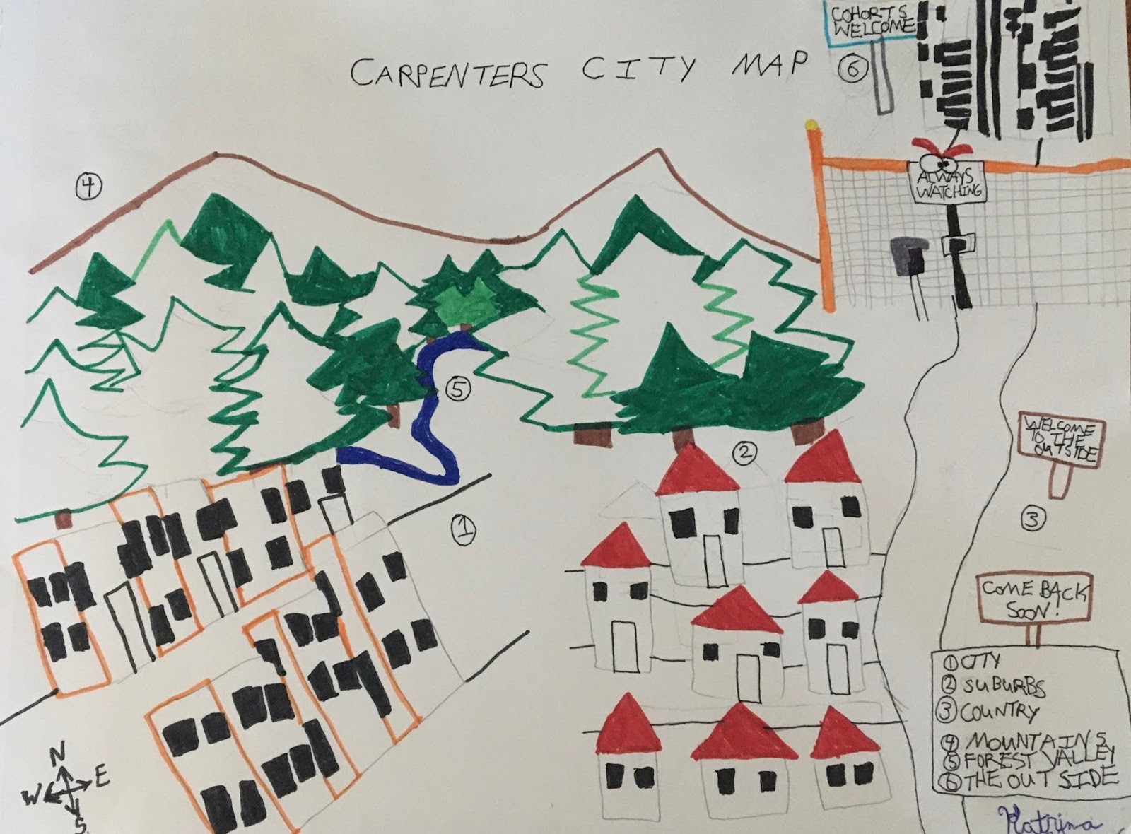 Carpenters City Map