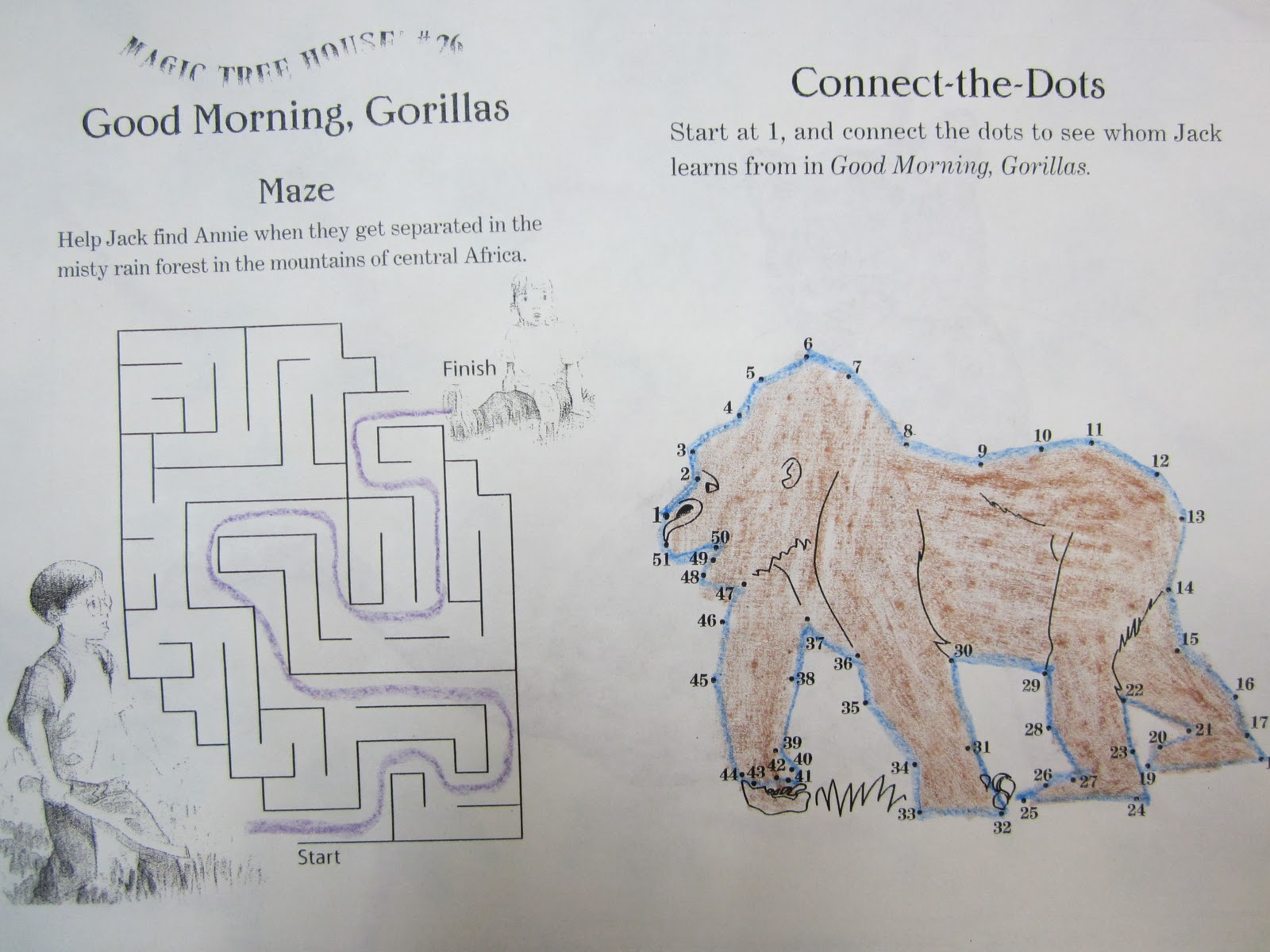 Magic Tree House Book Club: Good Morning, Gorillas