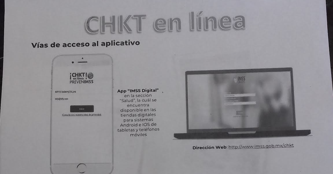 CHKT en línea - IMSS