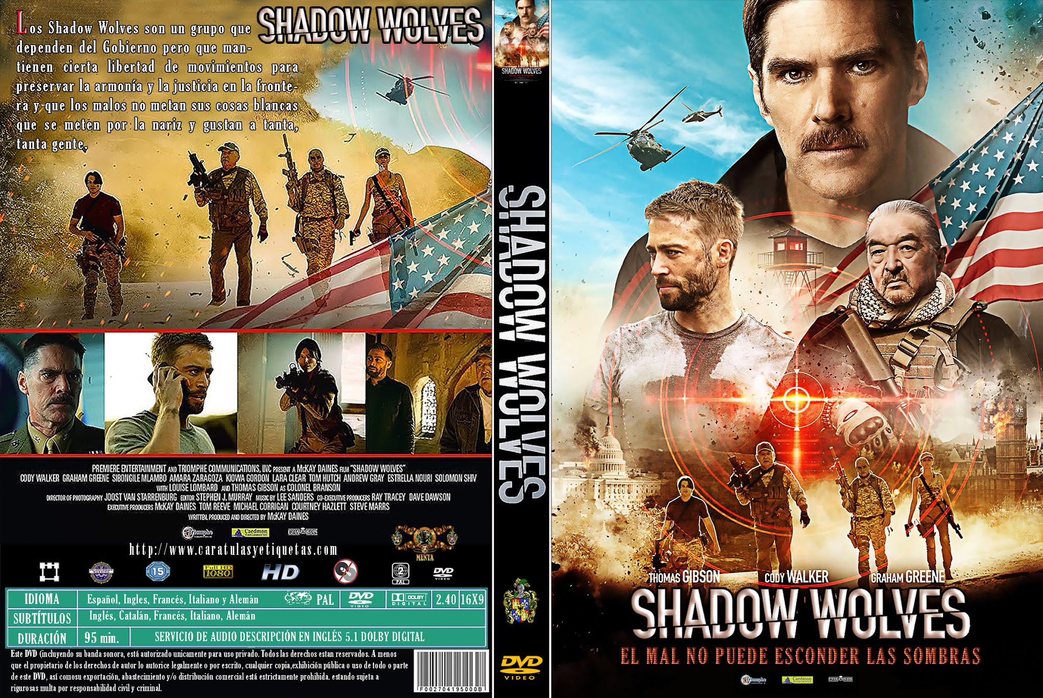Caratulas y etiquetas: Shadow wolves