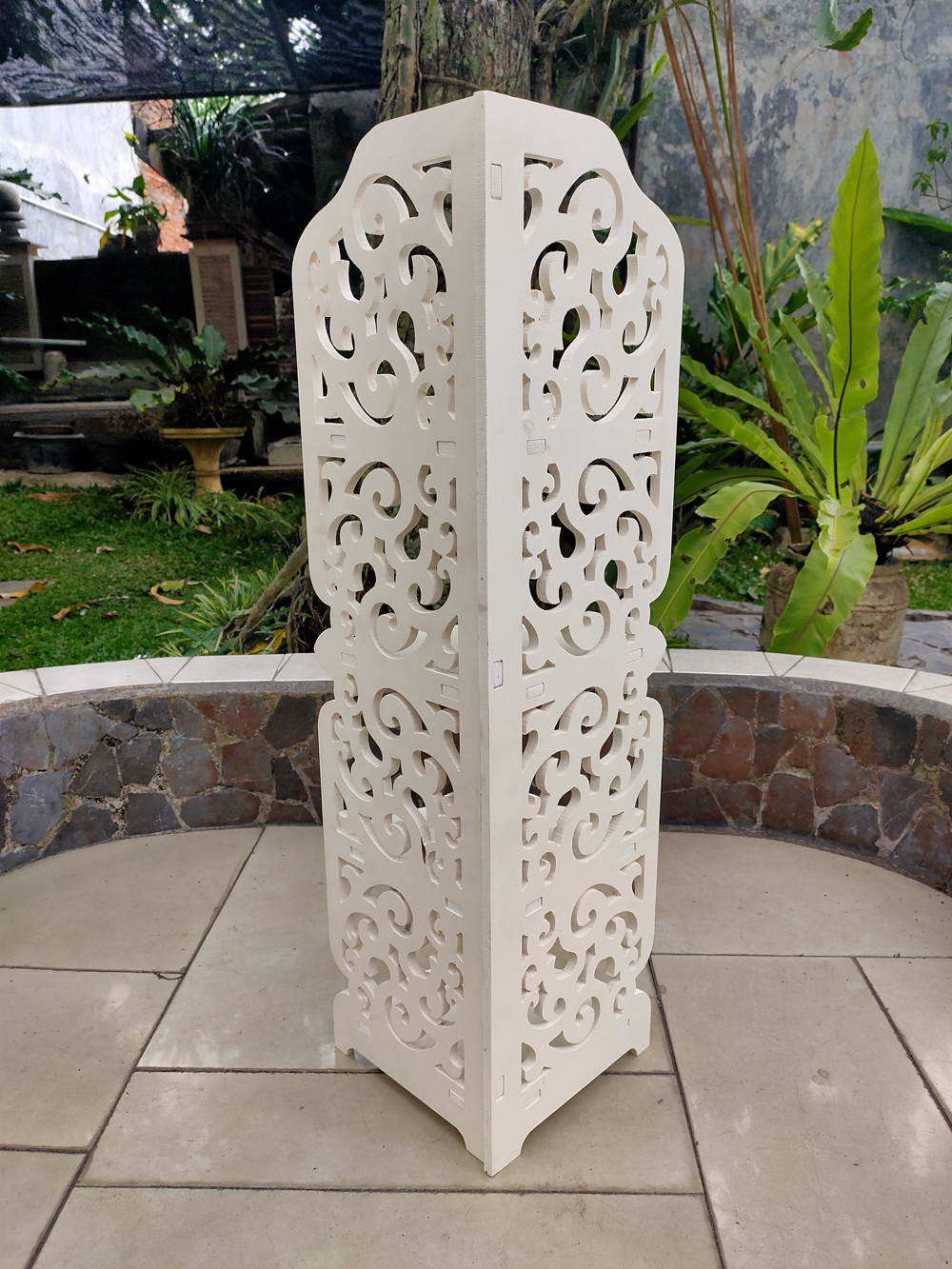 Din Antik: Rak Interior Desain Moderen Minimalis PVC Borad