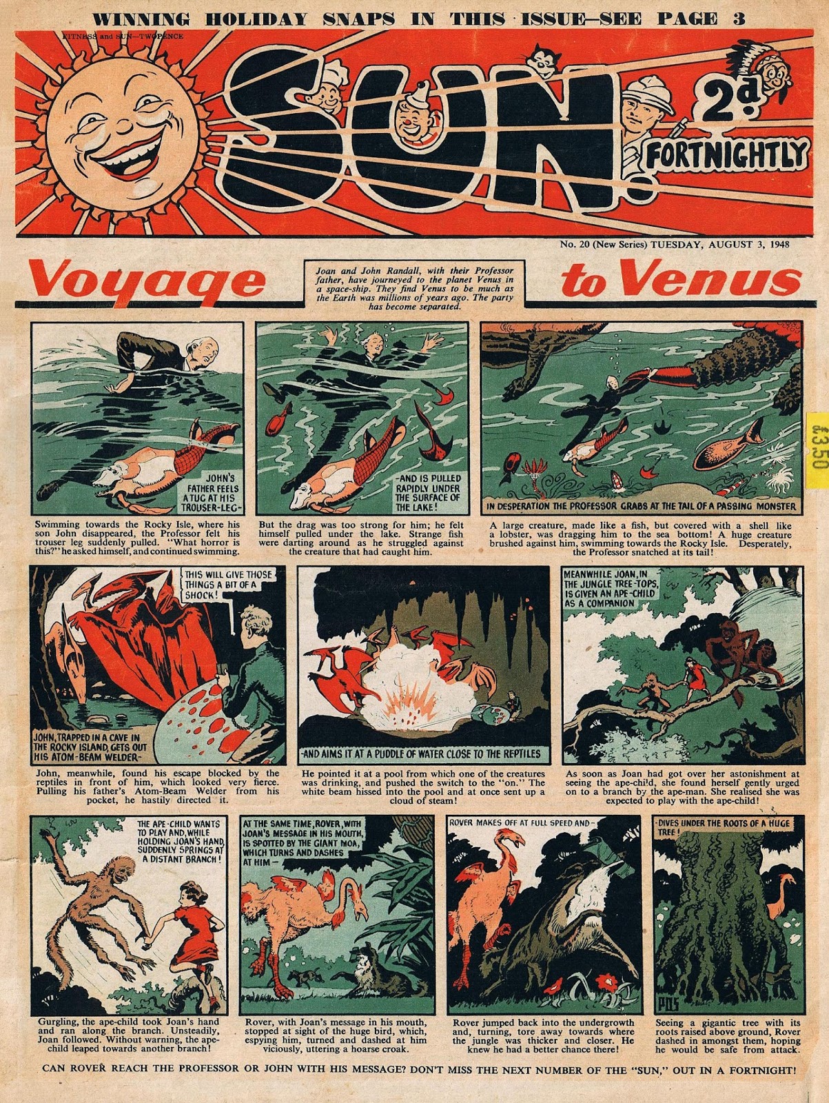 Old-fashioned Comics: Sun #019 - #020 - #23 - #24 - #26 J. B. Allen ...