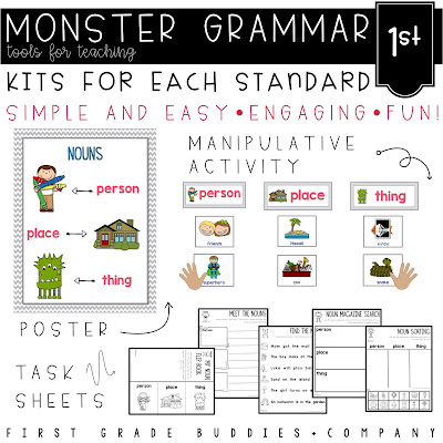 Don't Forget Grammar! Add it in Easily! | First Grade Buddies