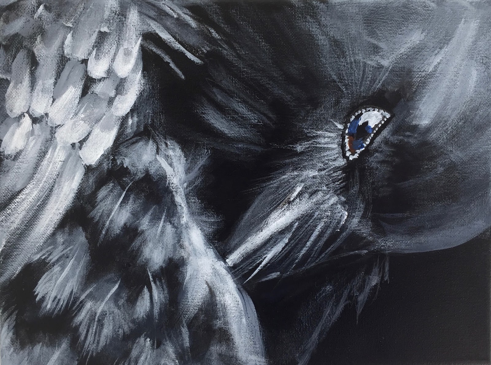 PAT's ART JOURNAL: Painting & Learning More About Ravens