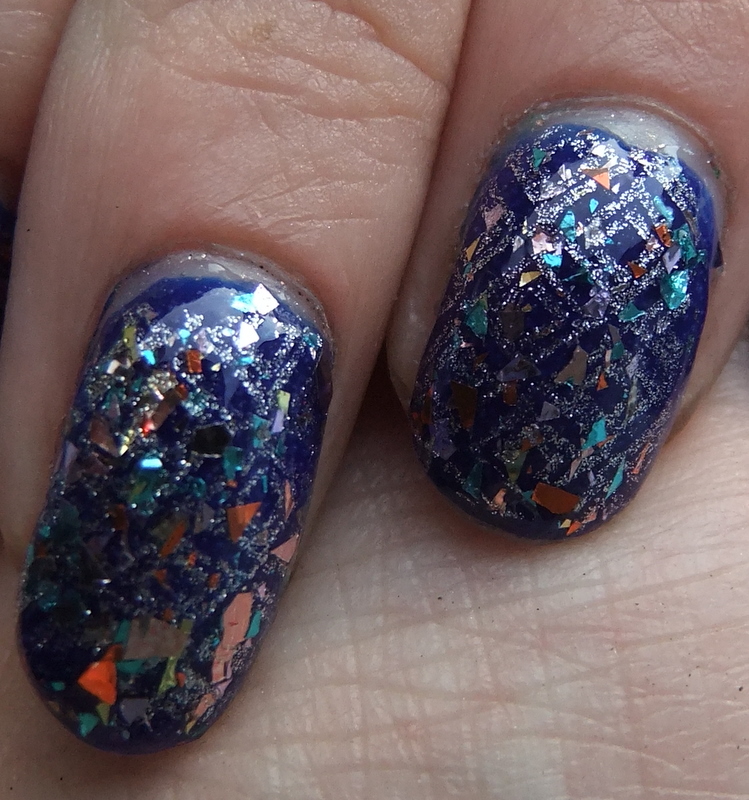 Klutzy Hands Nails: Stained Glass Window Nails - Some Layering Fun