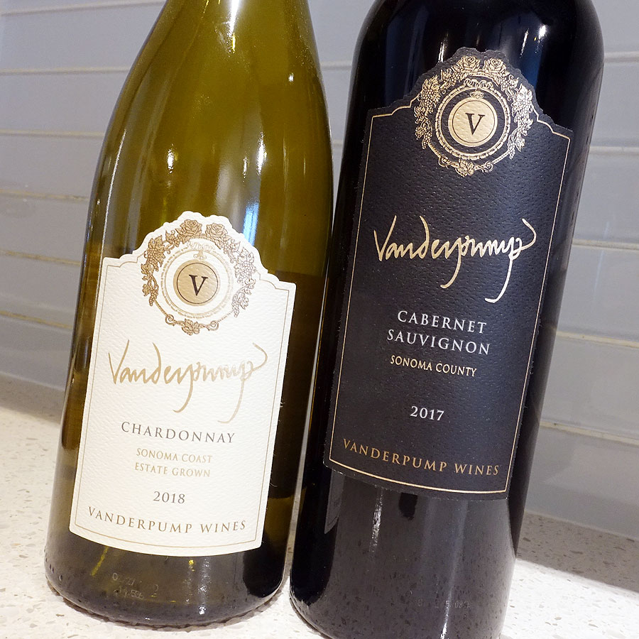 Vanderpump Cabernet Sauvignon 2017 and Sonoma Coast Chardonnay 2018 ...