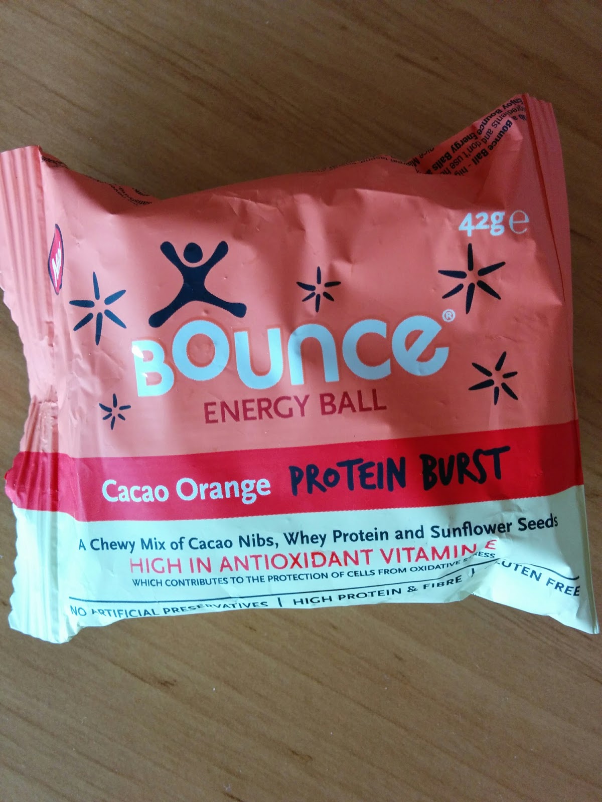 The Excited Eater: Bounce Energy Ball - Cacao Orange Protein Burst