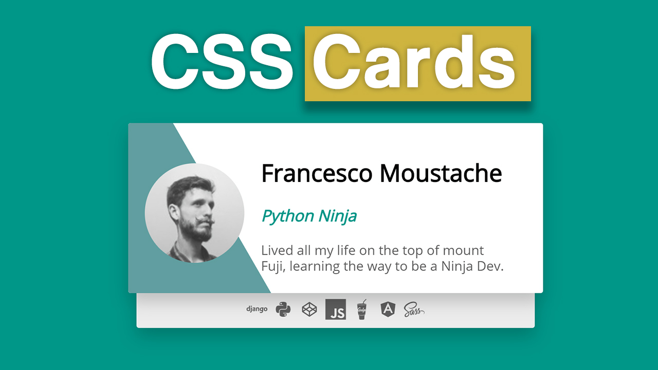 Portfolio CSS Cards With Animation Using Html and CSS Only.