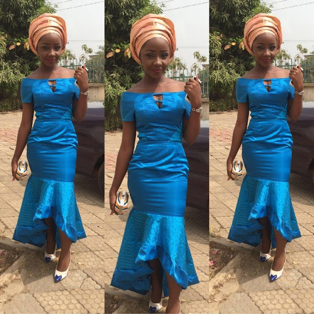 Creative Lace Gown Design - DeZango