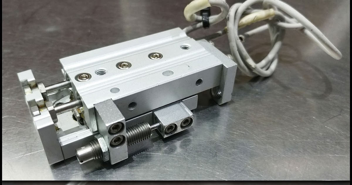 2nd MACHINE: Air slide table cylinder MXS6-20AS bore 6mm stroke max 20mm SMC