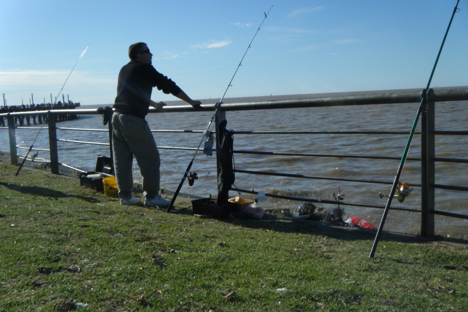 Pesca de Costa en Buenos Aires: Costanera Norte, Capital Federal