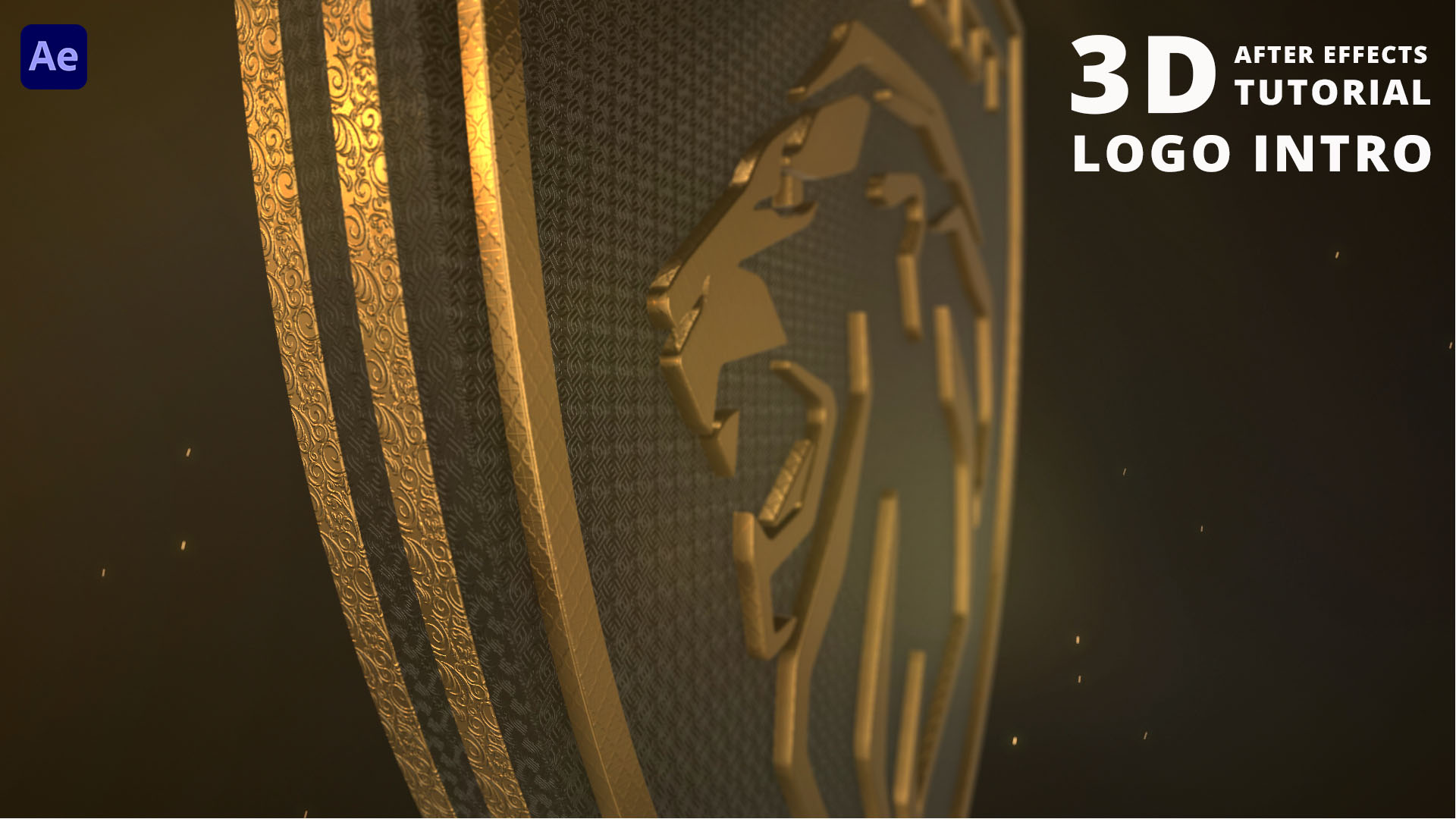 How To Make Golden 3D LOGO INTRO After Effects Tutorial How To Make Golden 3D LOGO INTRO After Effects Tutorial