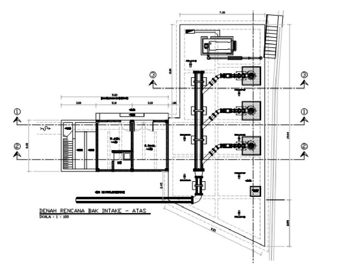 Rancangan PrasedVoir Intake Sabuga PDAM Kota Bandung | AirLimbahKu