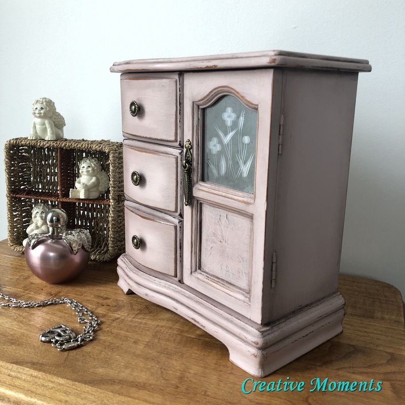 Pretty In Rose Quartz Pink Jewelry Box