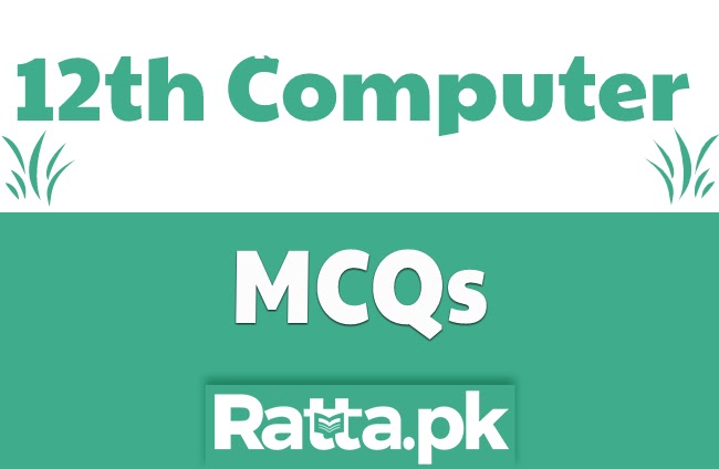 12th Class Computer Science MCQs Solved with Answers pdf Download ...