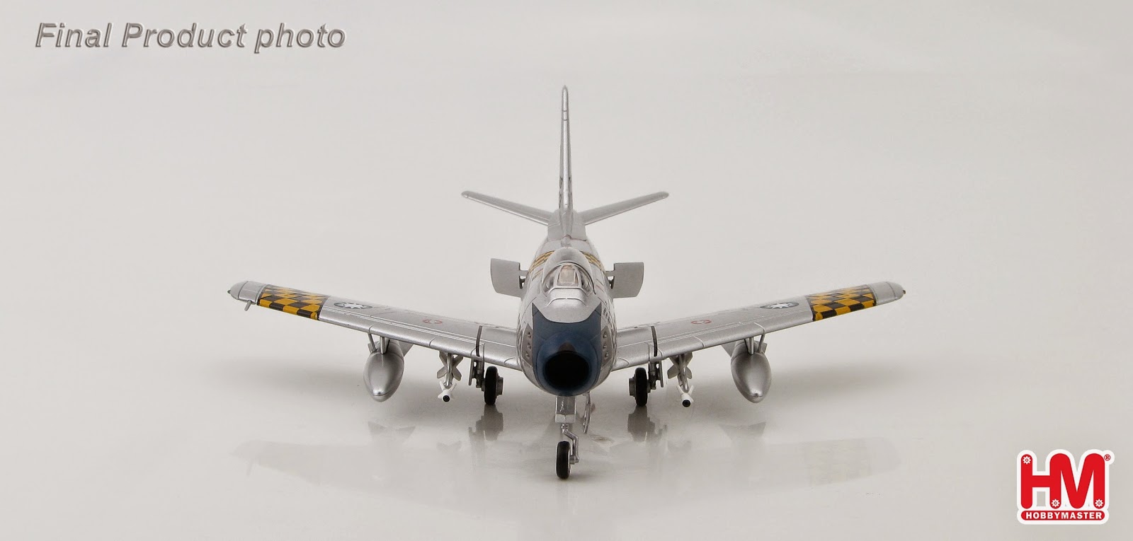 Dora 9 Diecast: Final product photos HA4350 F-86F Sabre "Thunder Tigers".