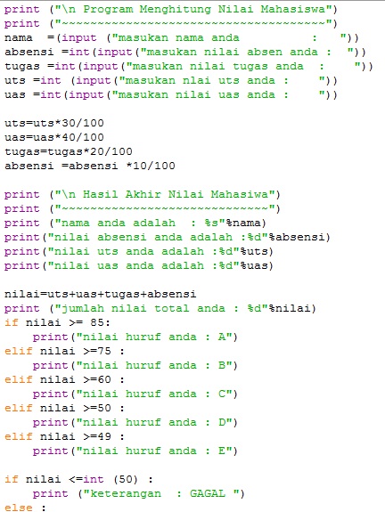 TUTORIAL MEMBUAT TEXT,NAMA & PENJUMLAHAN DI CODING PYTHON