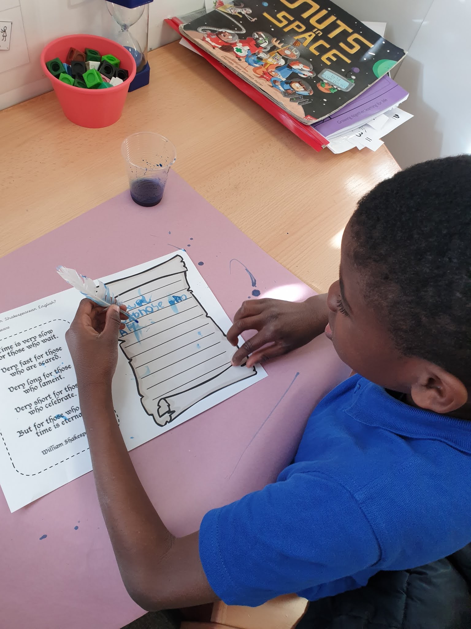 Bannockburn Primary: Science experiments and writing with quills in Year 3!