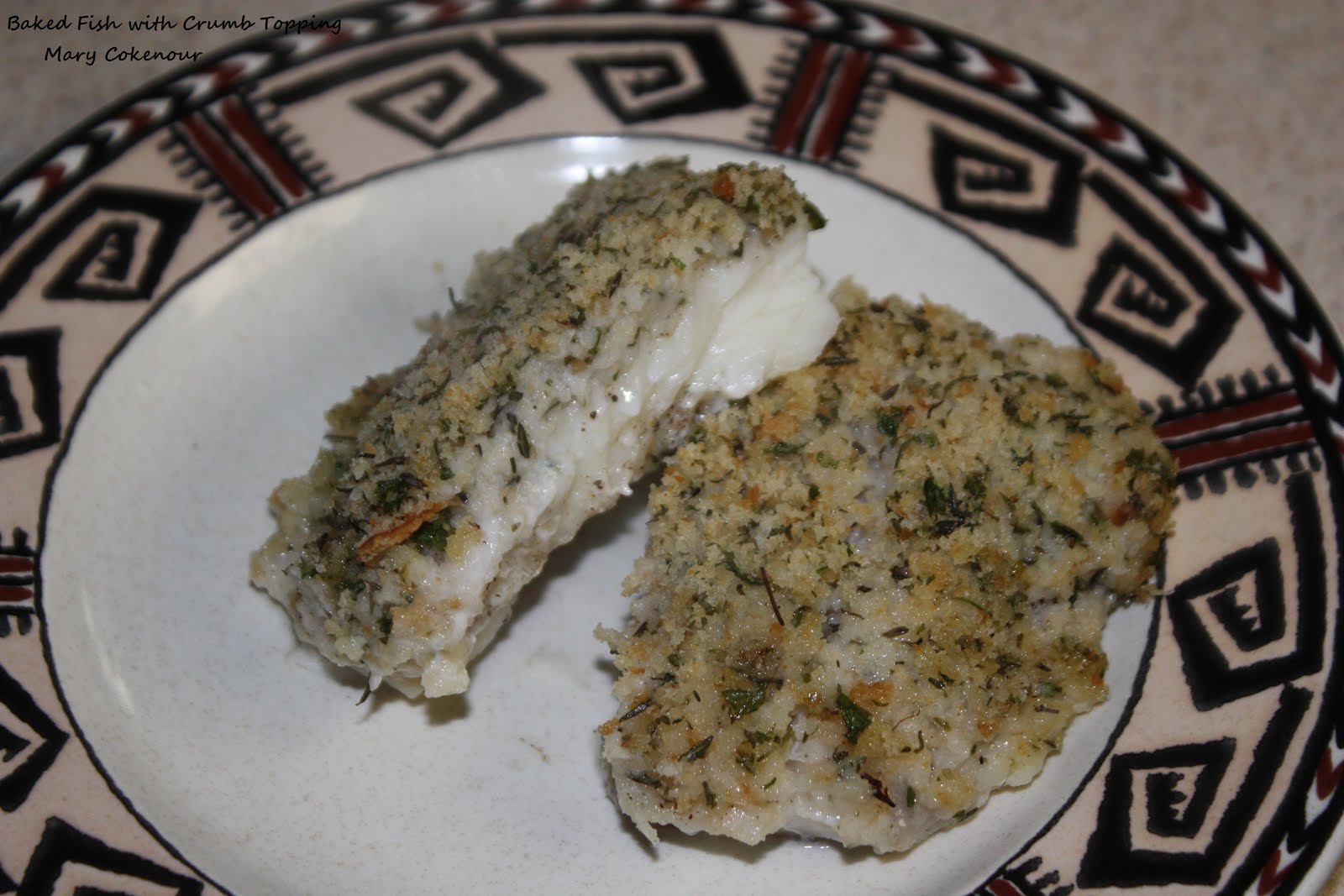 Food Adventures of a Comfort Cook: Baked Fish can still be Breaded.