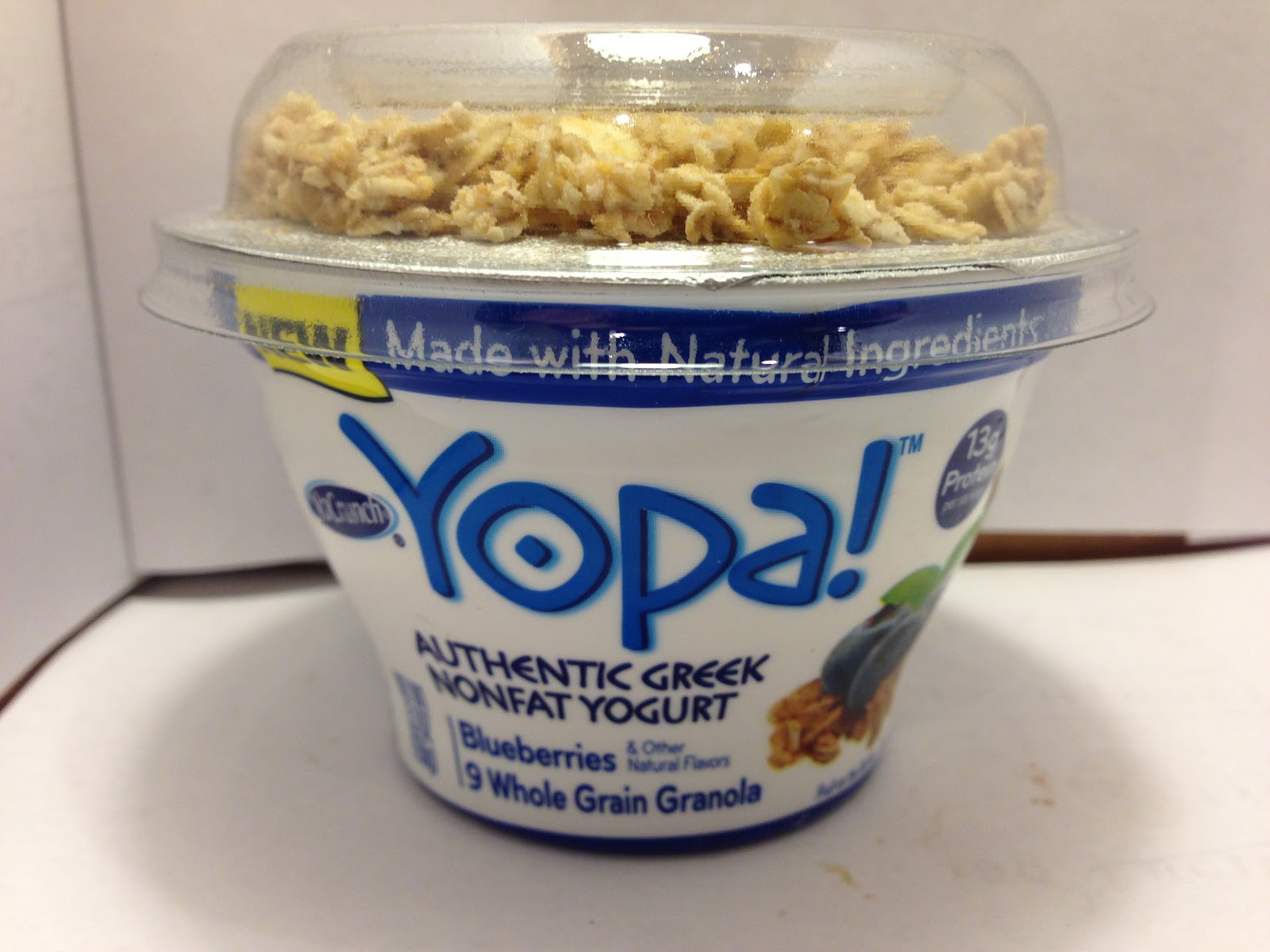 Crazy Food Dude: Review: YoCrunch Yopa! Blueberries with Whole Grain ...