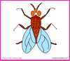 Free Dotted Printable for kids: Dotted Fly drawing