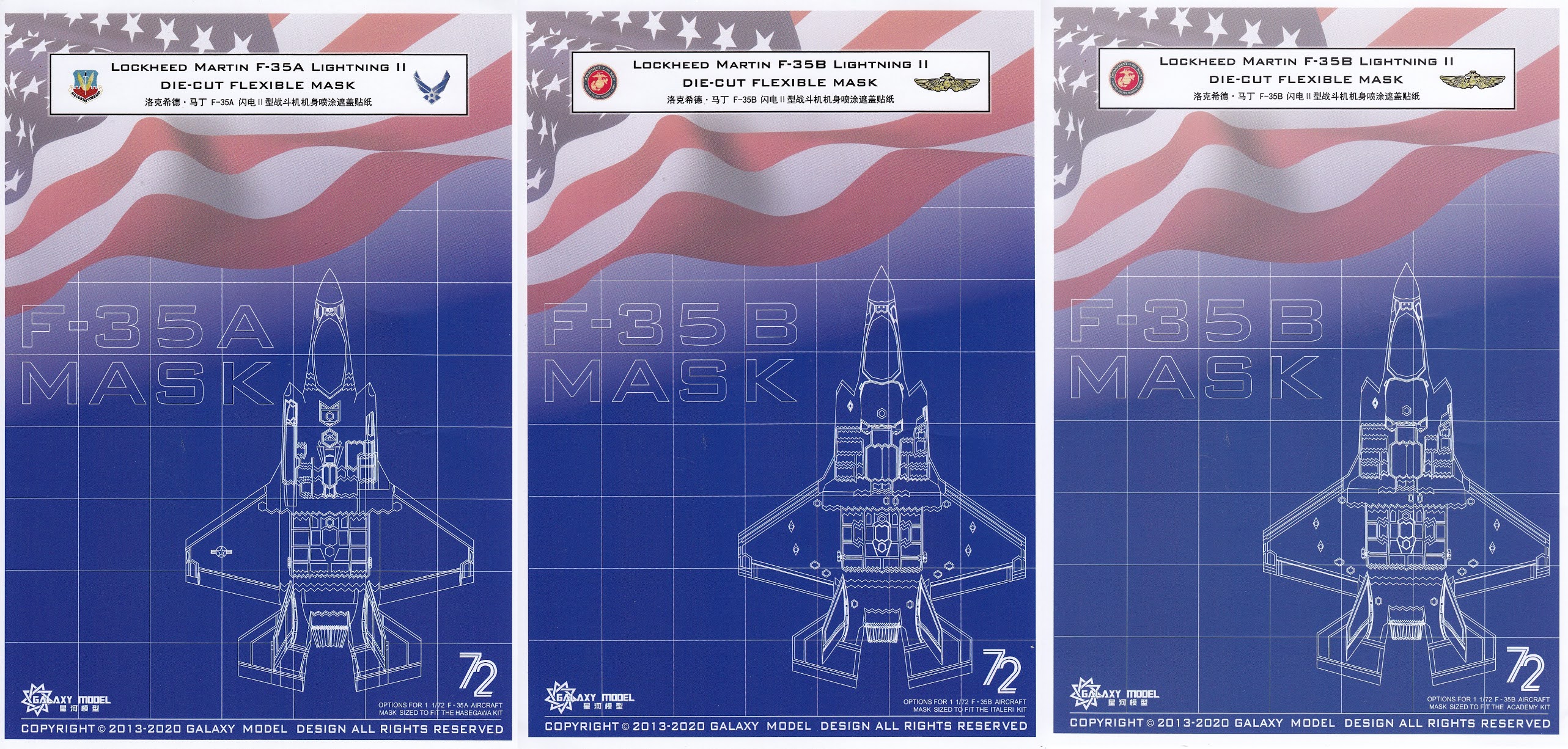The Modelling News: Mask Review: 1/72nd scale F-35A / F-35B Paint ...