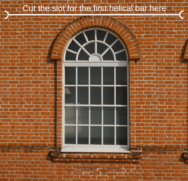 How to Repair Masonry Lintels Using Helical Bars? Brick Lintel Failure