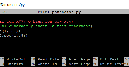 Alto Código: Potencias en Python