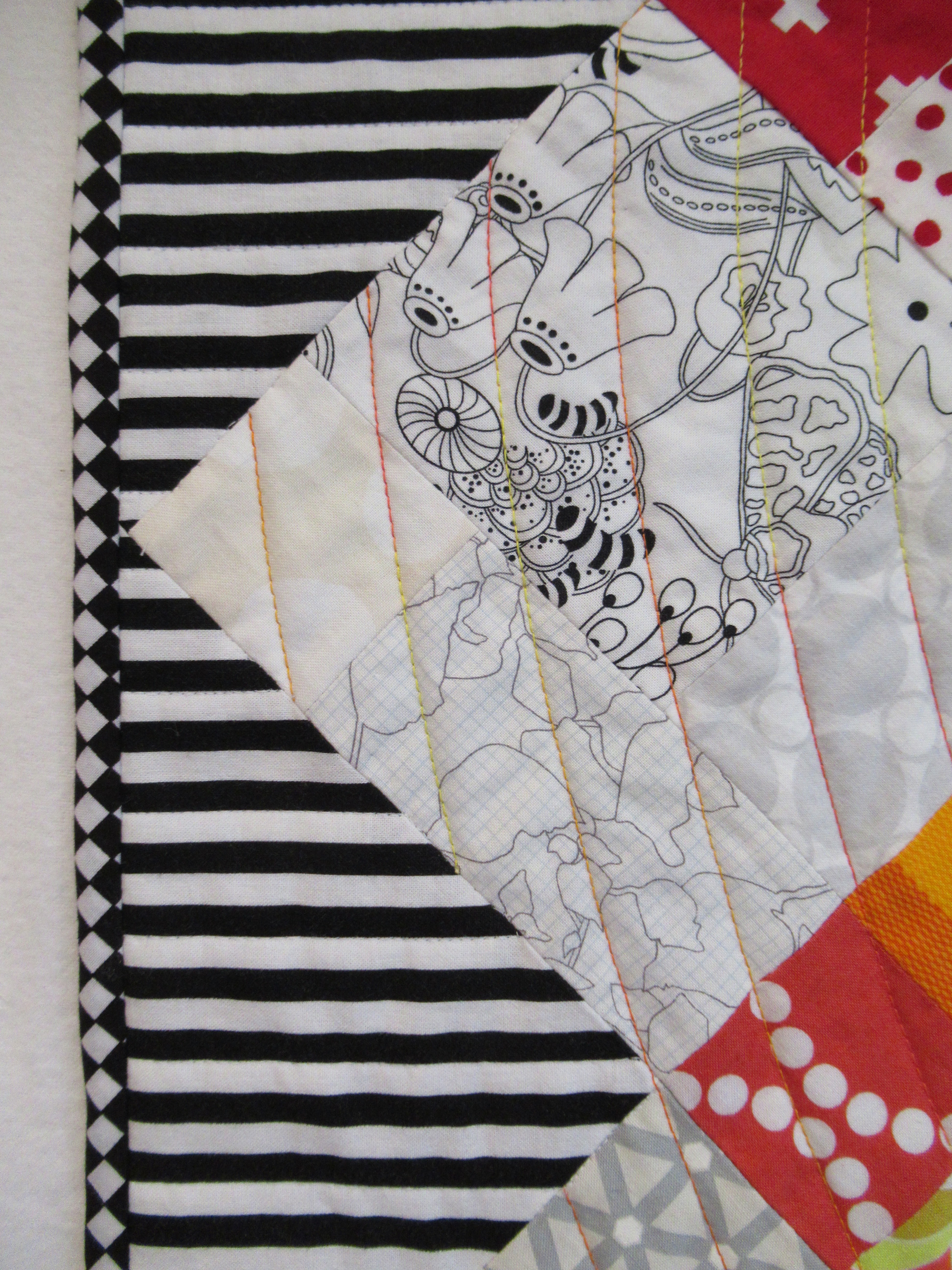 Flourishing Palms: Scrap Snap Quilt