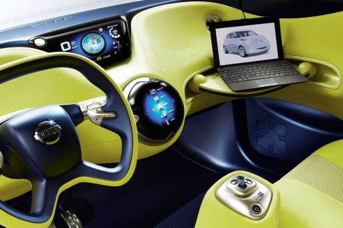 boxy shape exterior nissan townpod electric car concept ~ concept car ...