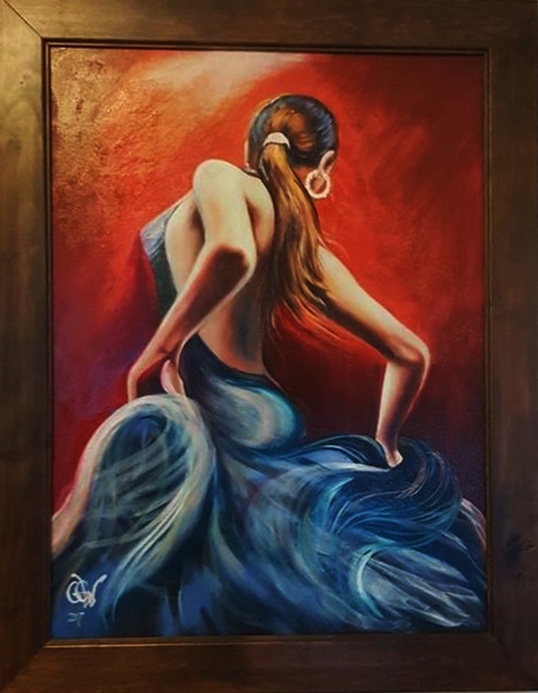 KUFER z artystycznym rękodziełem : Moje malowanie - My painting KUFER z artystycznym rękodziełem : Moje malowanie - My painting
