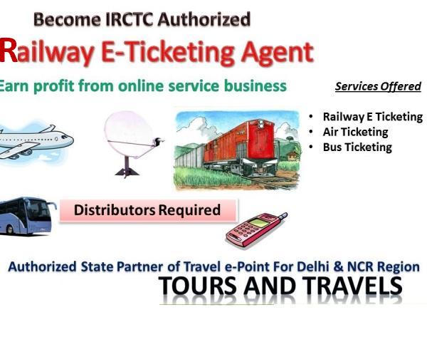 BECOME A TOUR AND TRAVEL AND RAILWAY TICKET BOOKING AGENT
