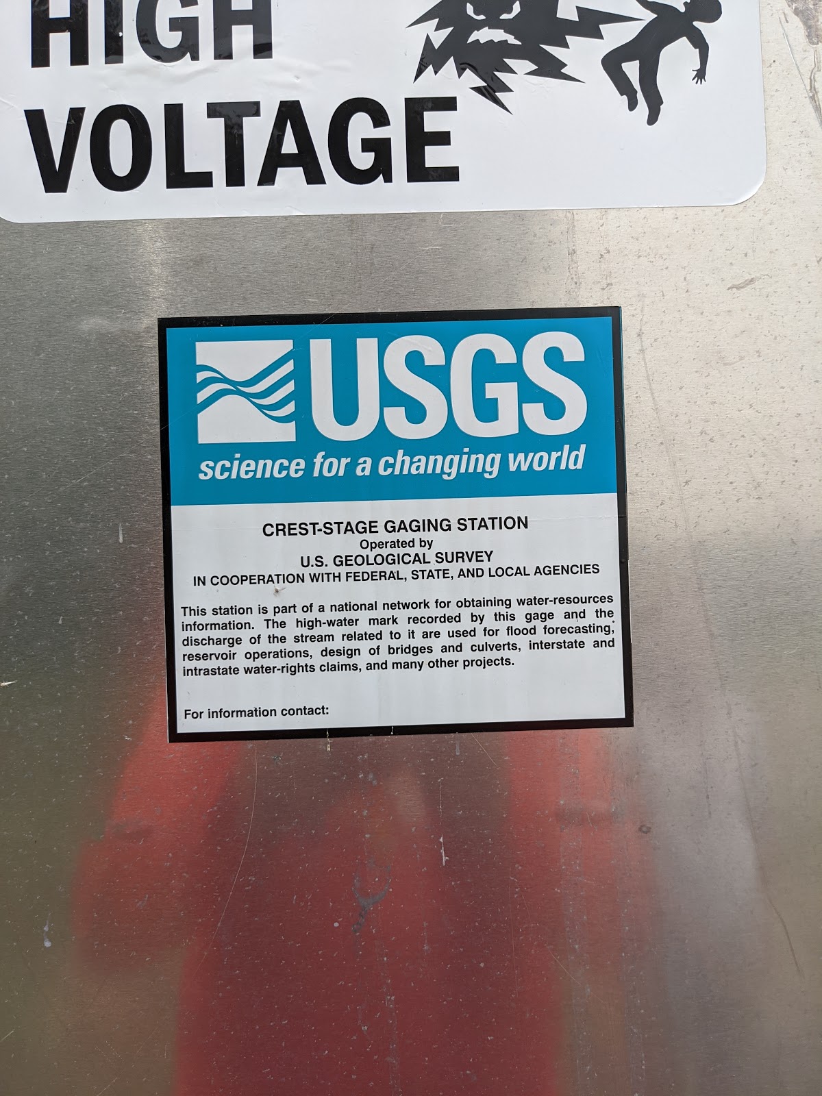 USGS Crest-Stage Gaging Station - Elizabeth Lake, Twin Lakes, Wisconsin ...