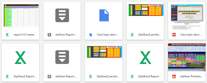 Aplikasi Format Raport TK Kurikulum 2013 Serta Pengisian Raport Taman ...
