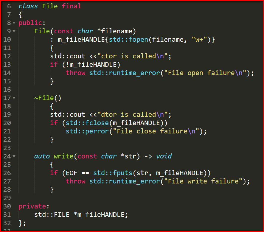RAII (Resource Acquisition Is Initialization idiom) - 1 ~ C++ Learning ...