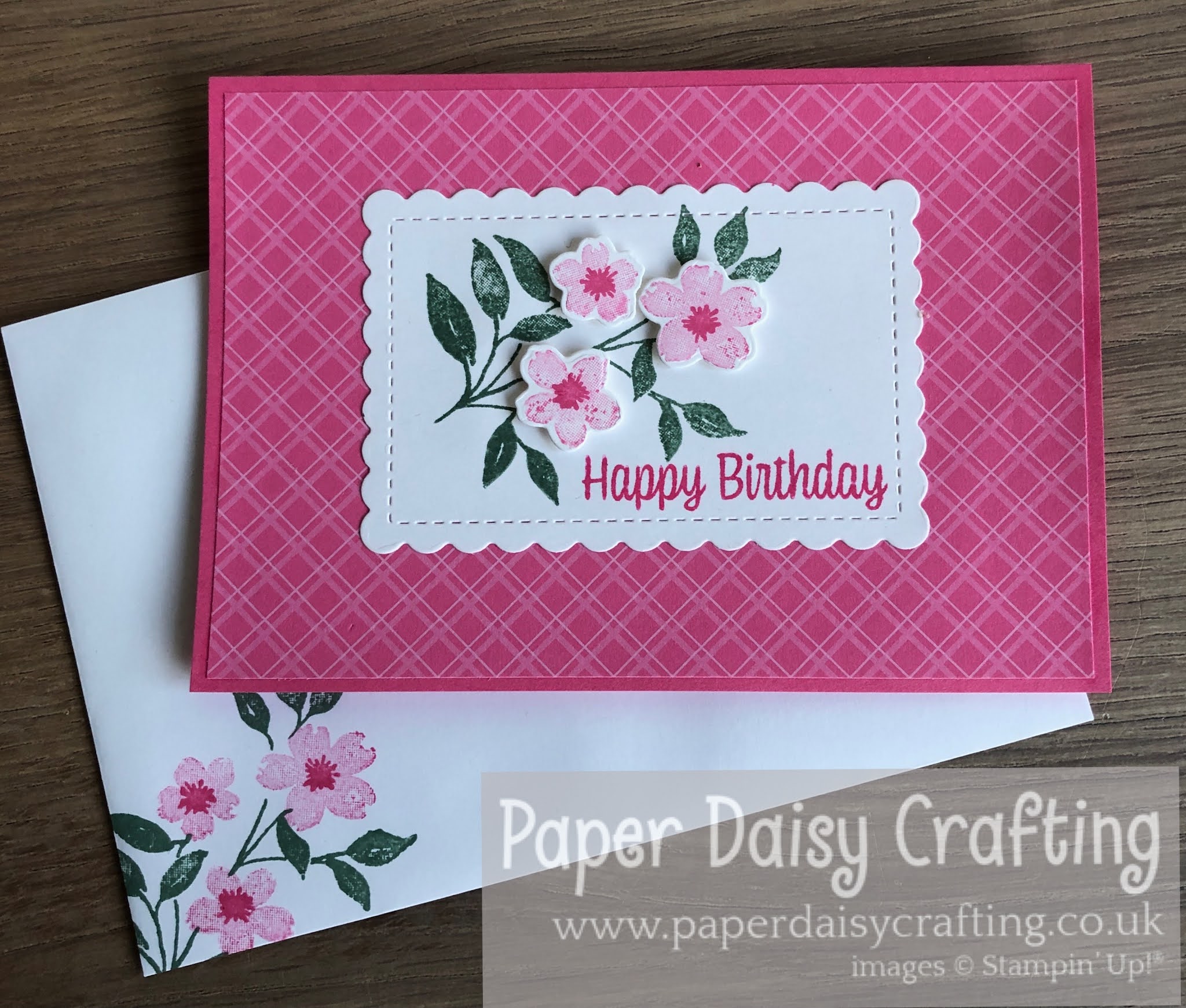 Paper Daisy Crafting: Sweet as a Peach card - video tutorial