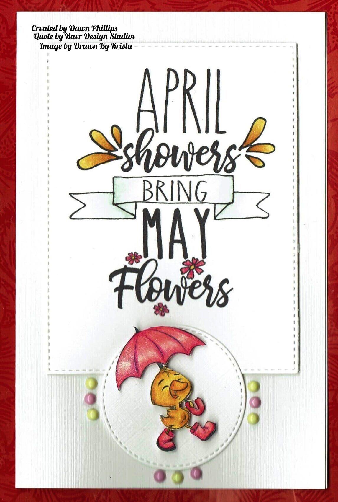Auroracrafts: Drip, Drip, Drop Little April Showers
