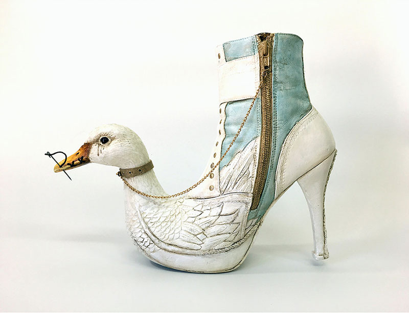 Nag on the Lake: Surreal Shoe Sculptures