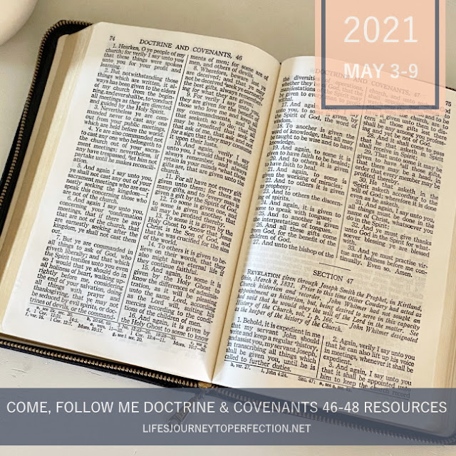 Life's Journey To Perfection: Come, Follow Me 2021 Doctrine and ...