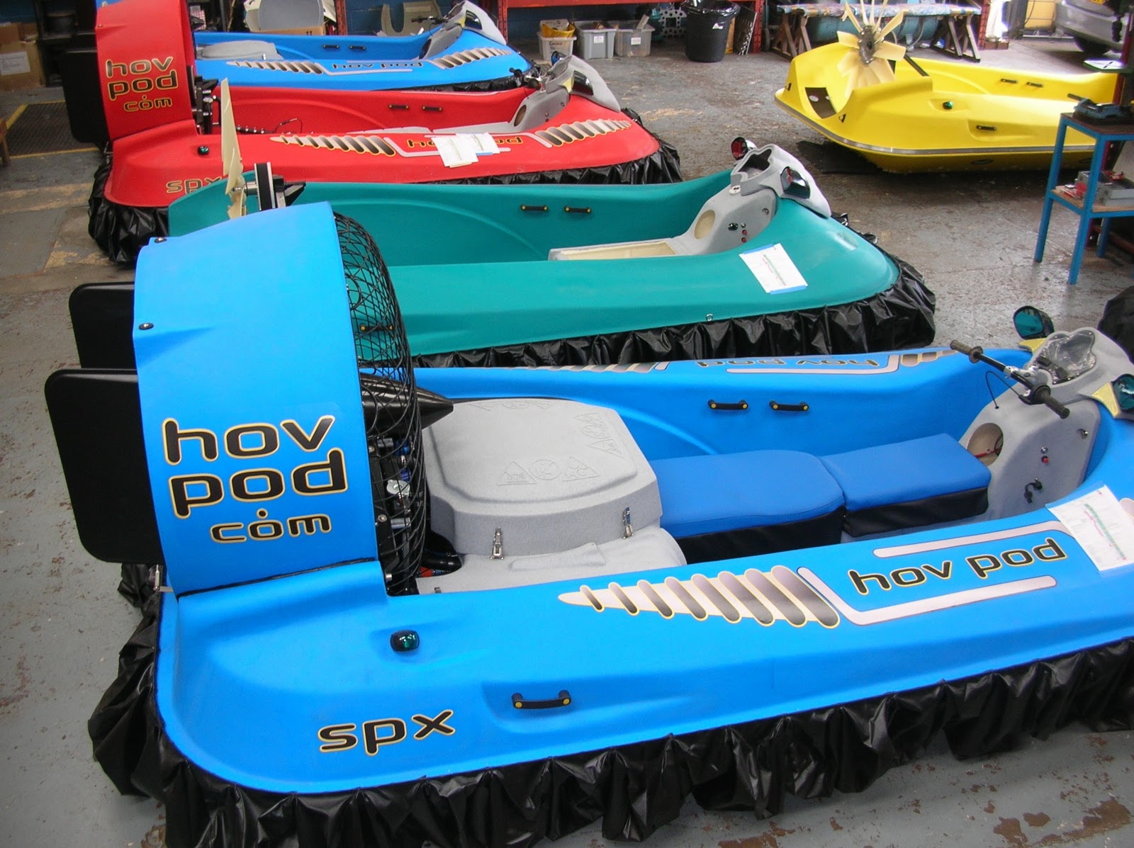 Hov Pod Hovercraft Colours