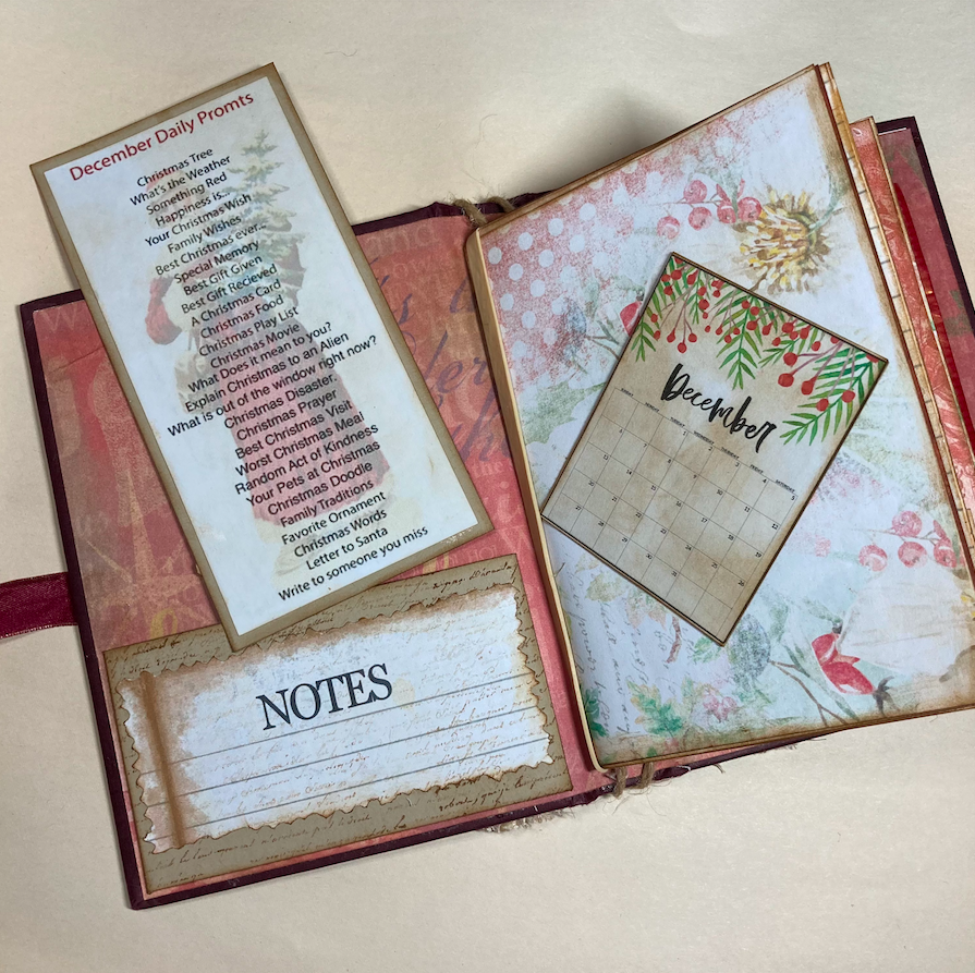 Nigezza Creates: Making My December Daily Journal From Start To Finish