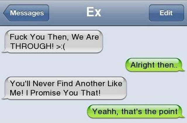 Top Trending Hub: 15 Hilariously Rude Texts From The Ex