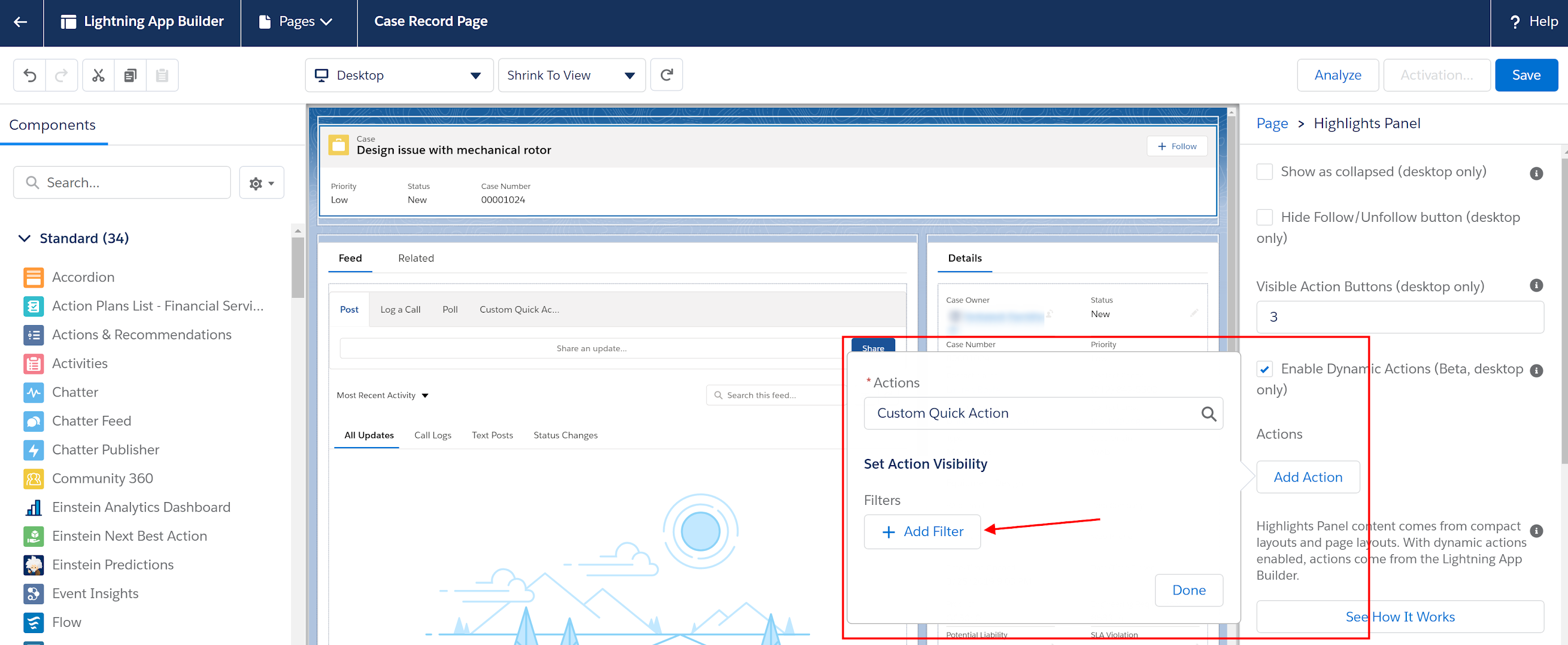 Dynamic Actions - How to fix custom lightning quick actions visibility ...