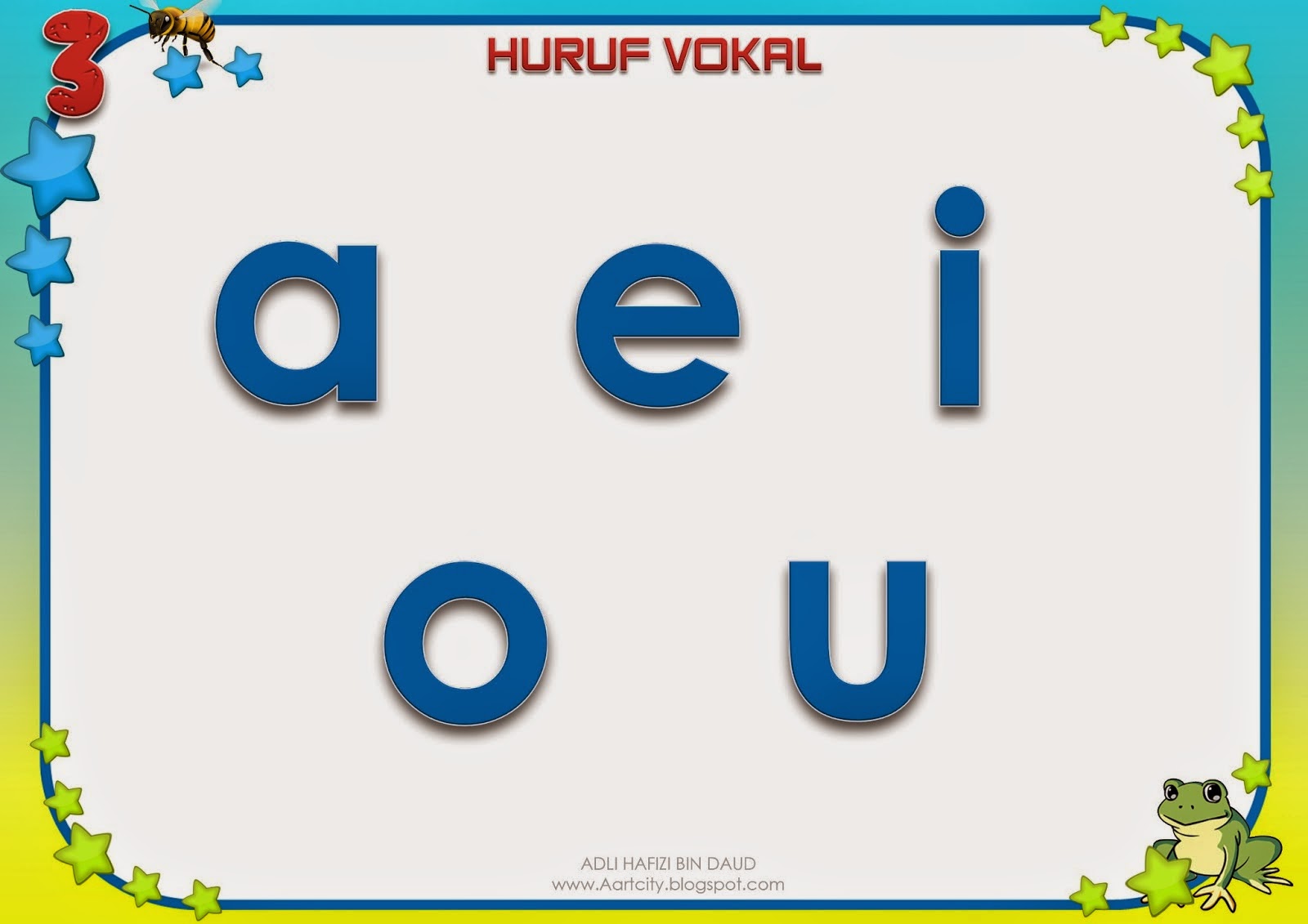 HURUF VOKAL TAHUN1: GALERI HURUF VOKAL