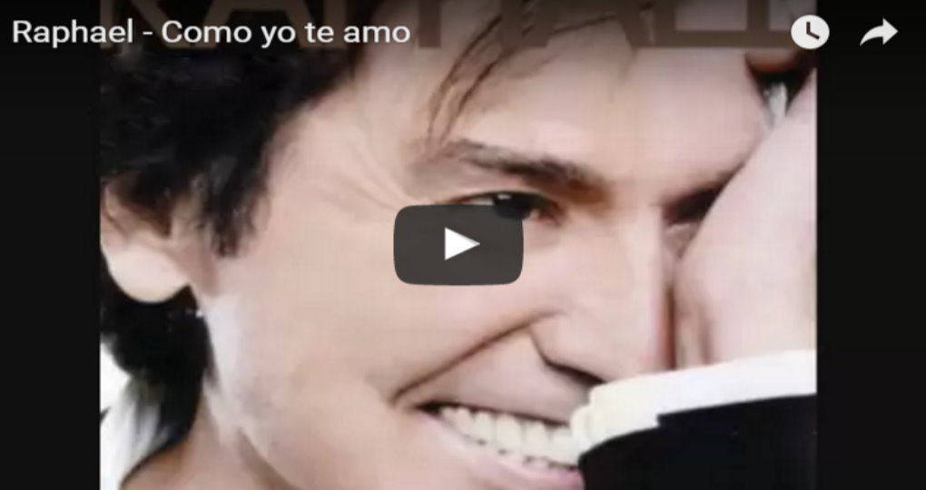 La música llena tu alma: Como yo te amo - Raphael