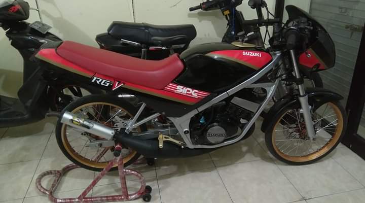 Dijual Motor Lawas Kawula Muda 90an Suzuki RGR - LAPAK MOBIL DAN MOTOR BEKAS